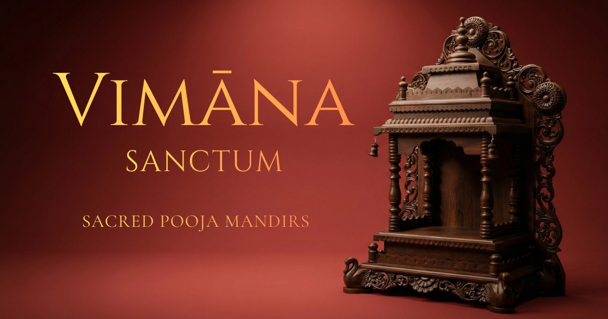 Luxury Pooja Mandirs — Hand-Carved Teak & Rosewood Home Temples ...